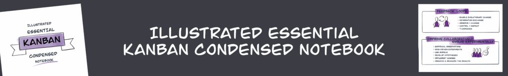 Illustrated Essential Kanban Condensed Notebook | Kanban University